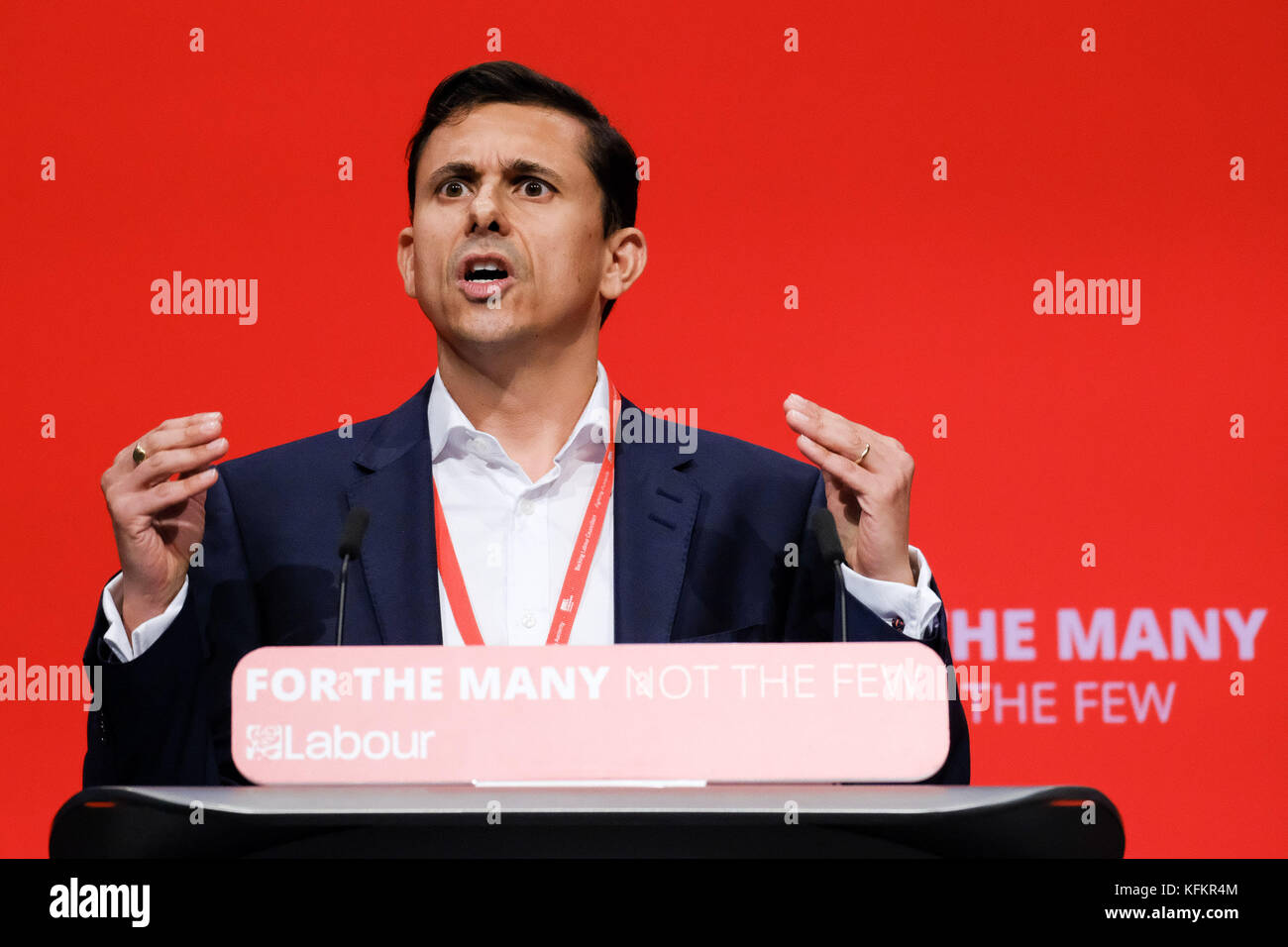 Mike Katz at the Labour Party Autumn Conference at Brighton Centre ...