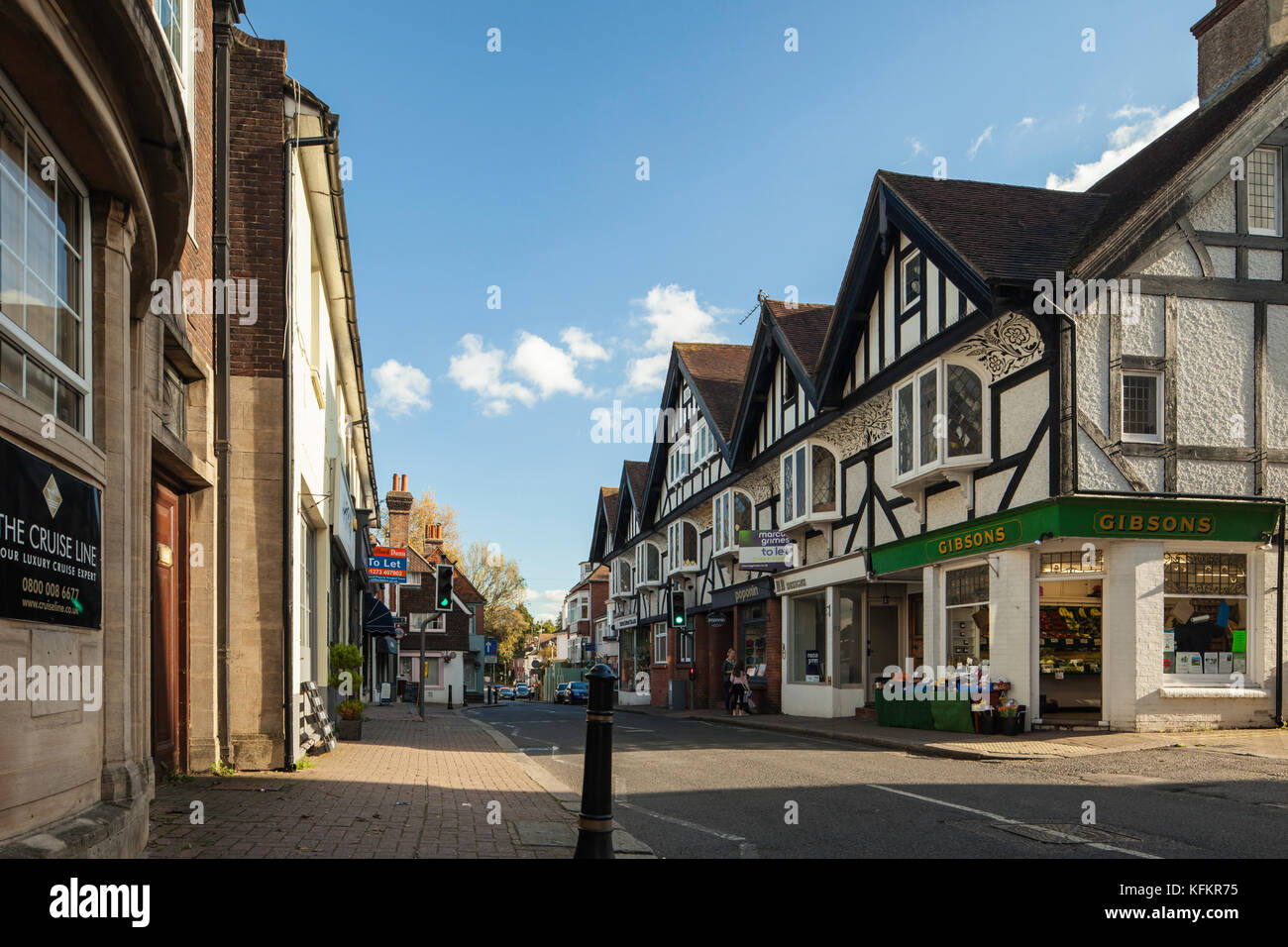 Autumn afternoon in Hurstpierpoint, West Sussex, England Stock Photo ...