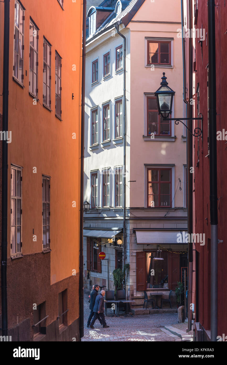 Gamla stan street city centre hi-res stock photography and images - Alamy