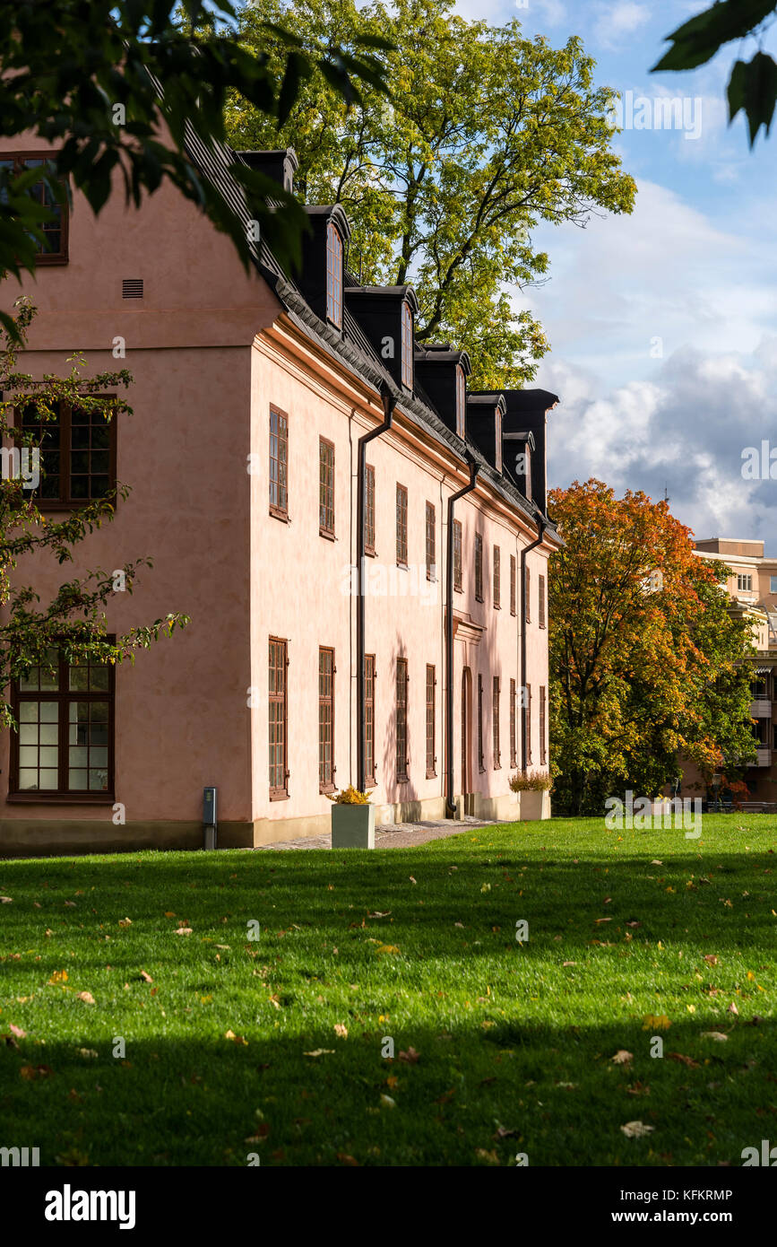Historical house, Vasa Park, Stockholm, Sweden Stock Photo - Alamy