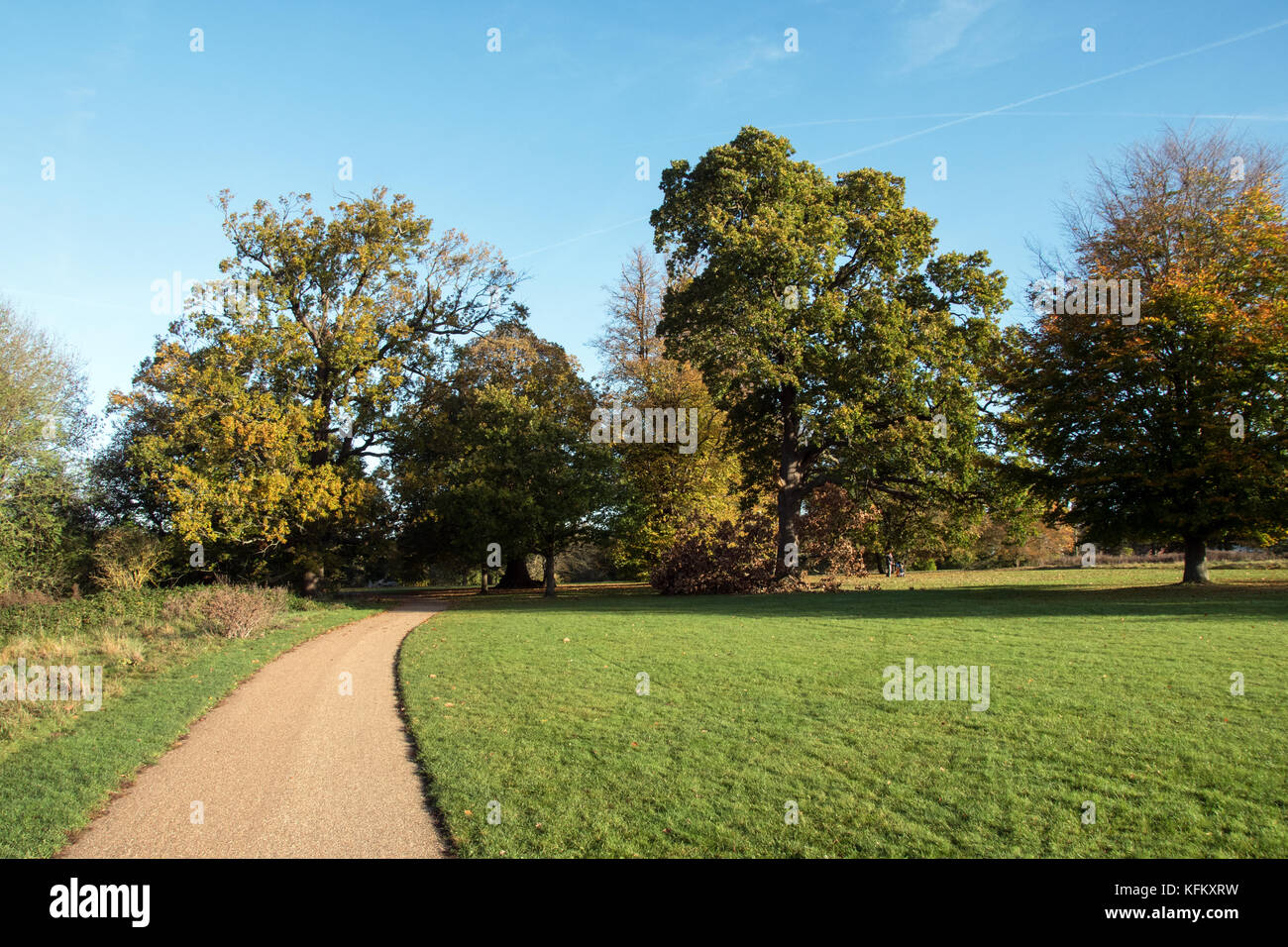 Mote Park, Maidstone, Kent UK a green flag tourist attraction on a ...