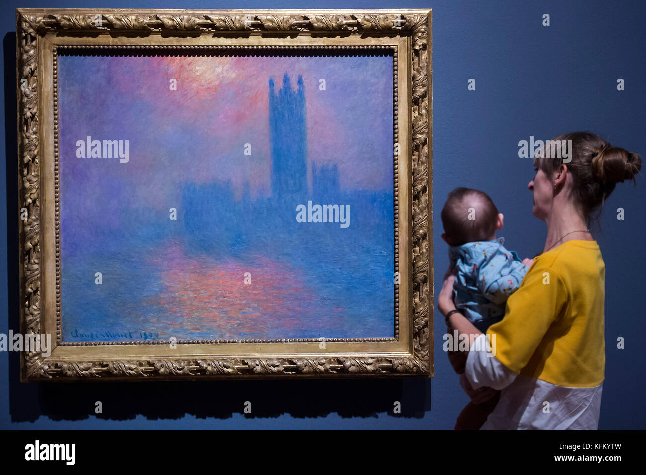 London, UK. 30th Oct, 2017. Paintings from Monet's famous Houses of ...