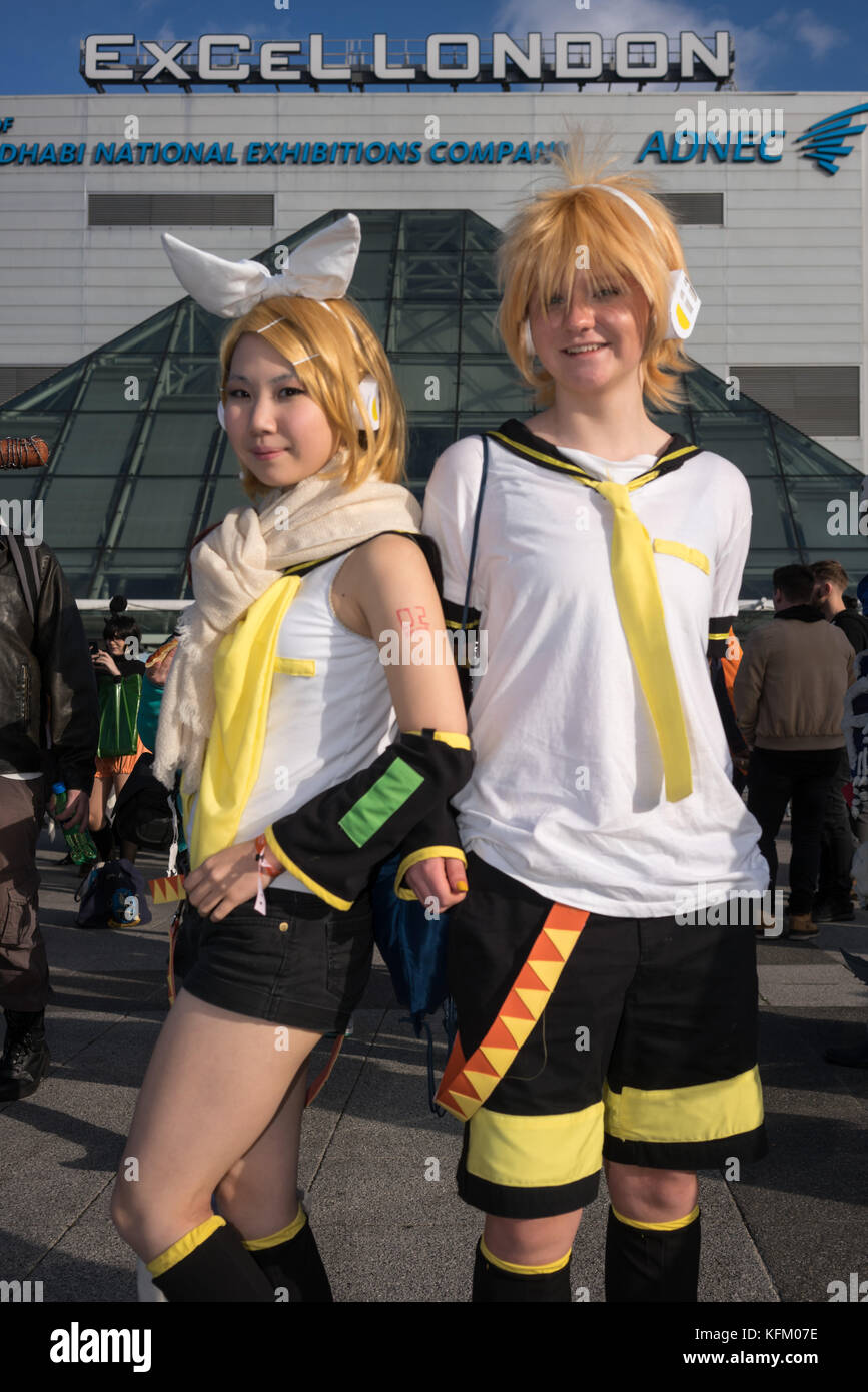 London, UK. 29th Oct, 2017. Cosplay fans came to London on October 29 ...