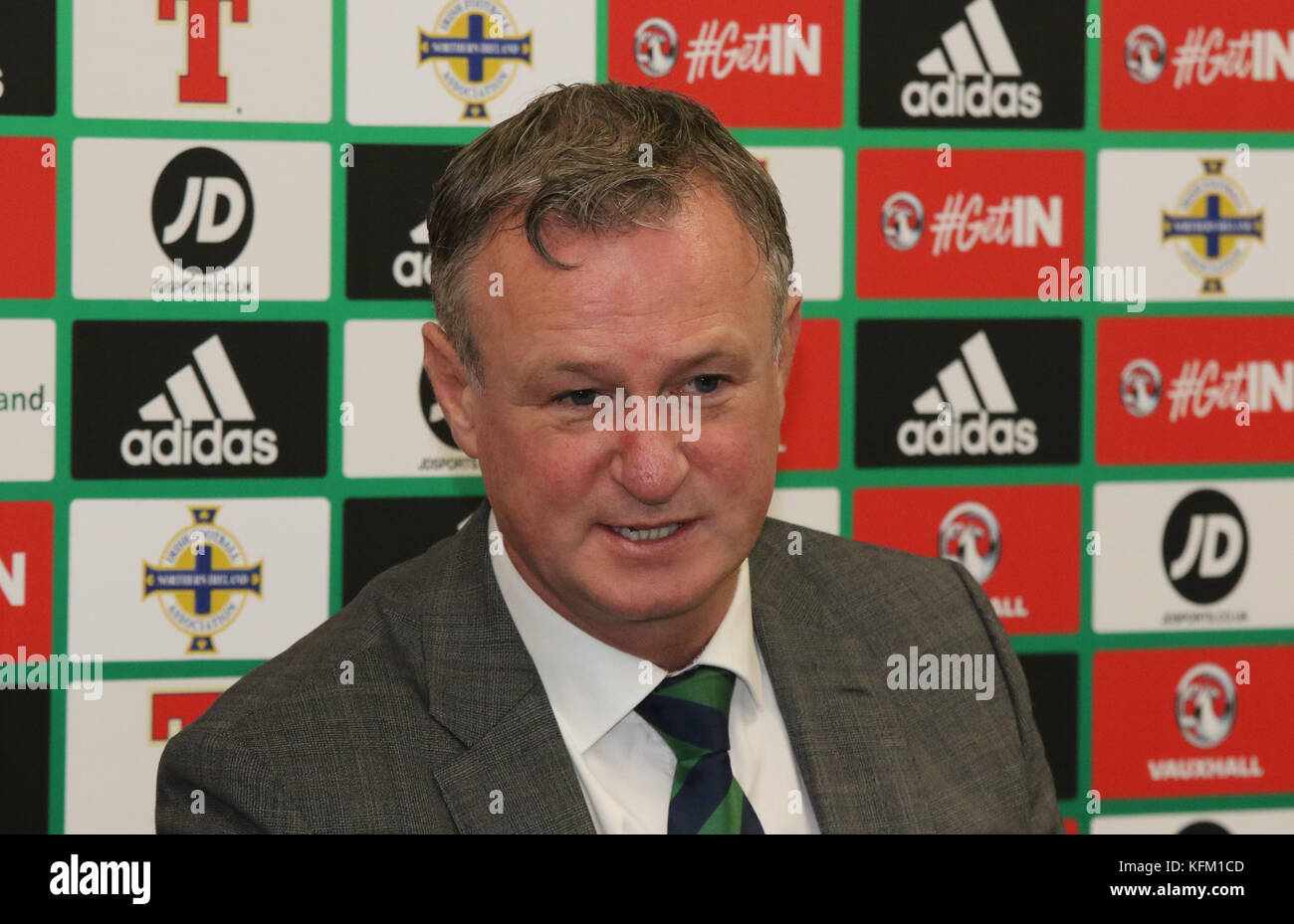 Windsor Park Belfast Northern, Ireland. 30th Oct, 2017. Northern ...