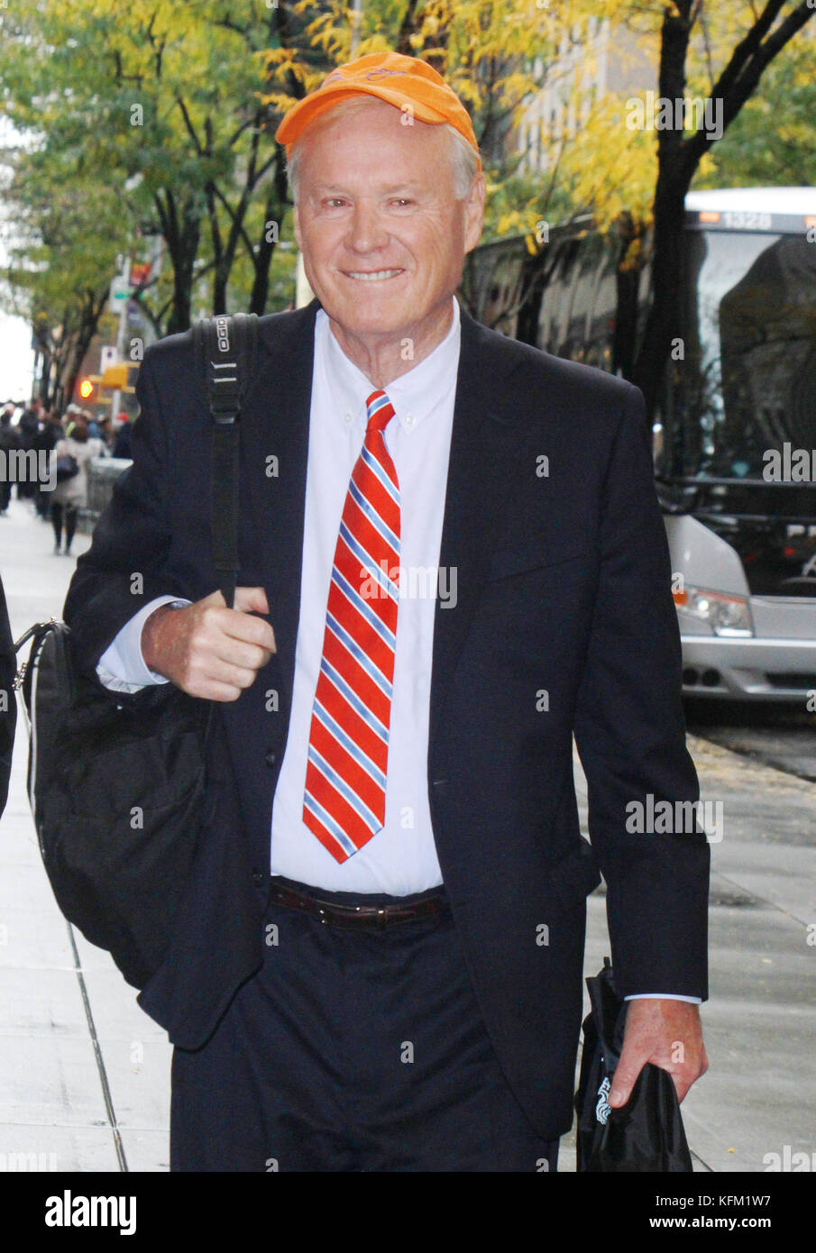 New York, NY, USA. 30th Oct, 2017. Chris Matthews seen in New York City ...