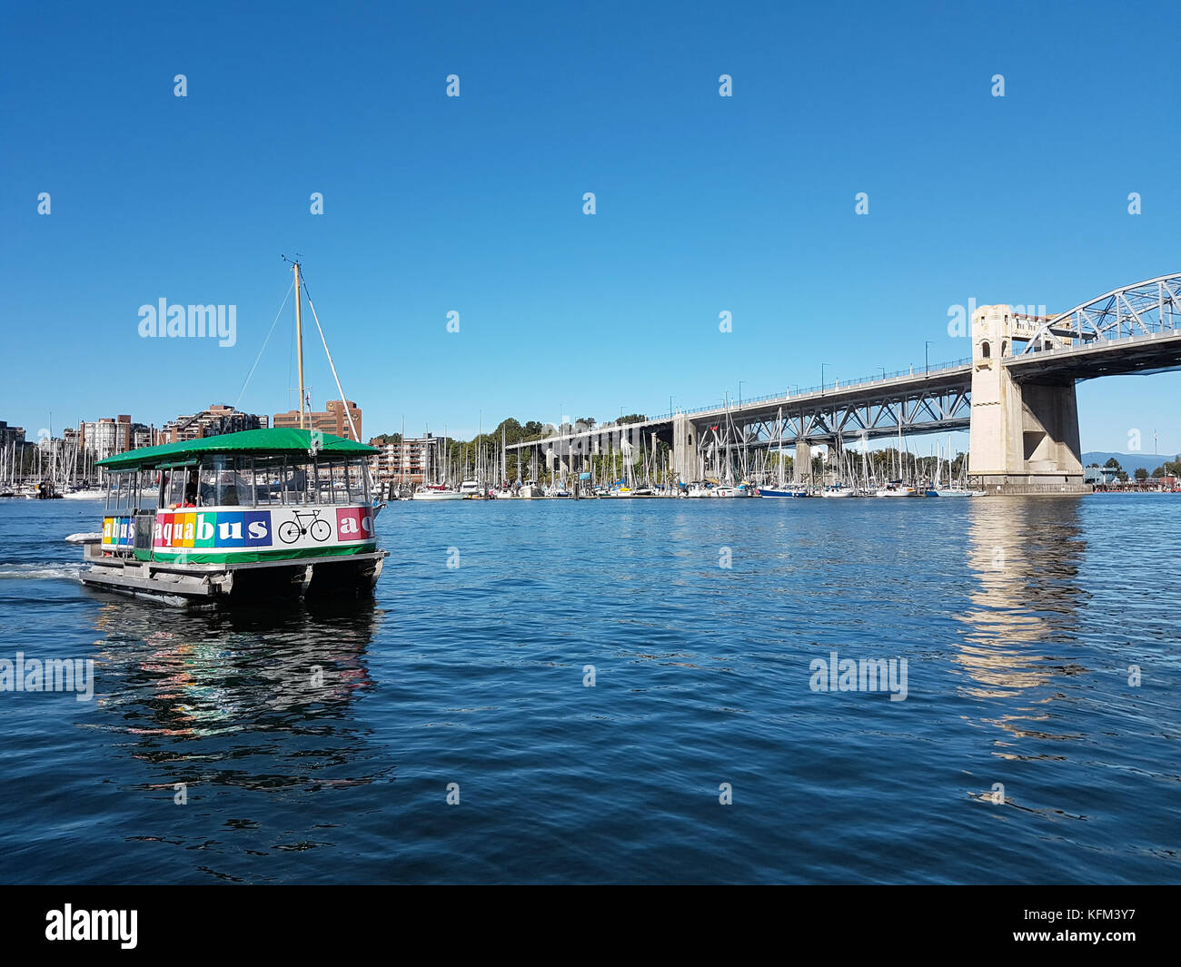 Vancouver, Canada. 27th Aug, 2017. A small ferry of the company ...