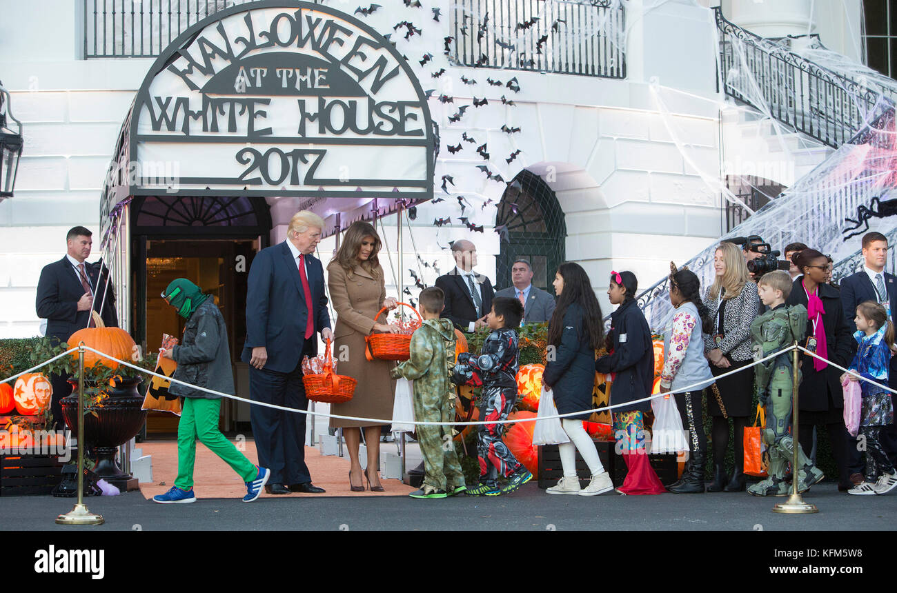 United States President Donald J. Trump and First Lady Melania Trump ...