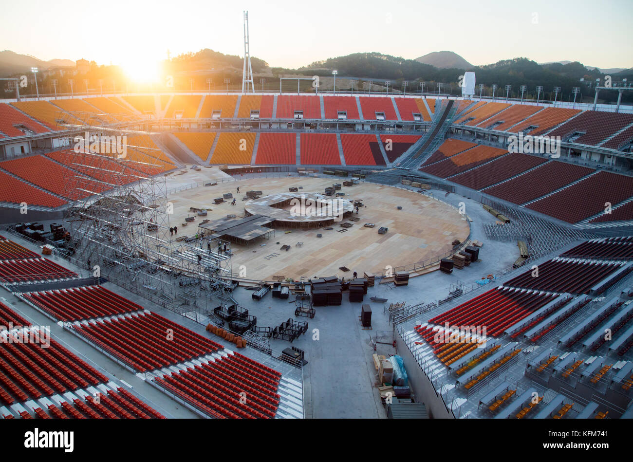 Seoul, South Korea. 30th Oct, 2017. PyeongChang Olympic Stadium, Oct 30 ...