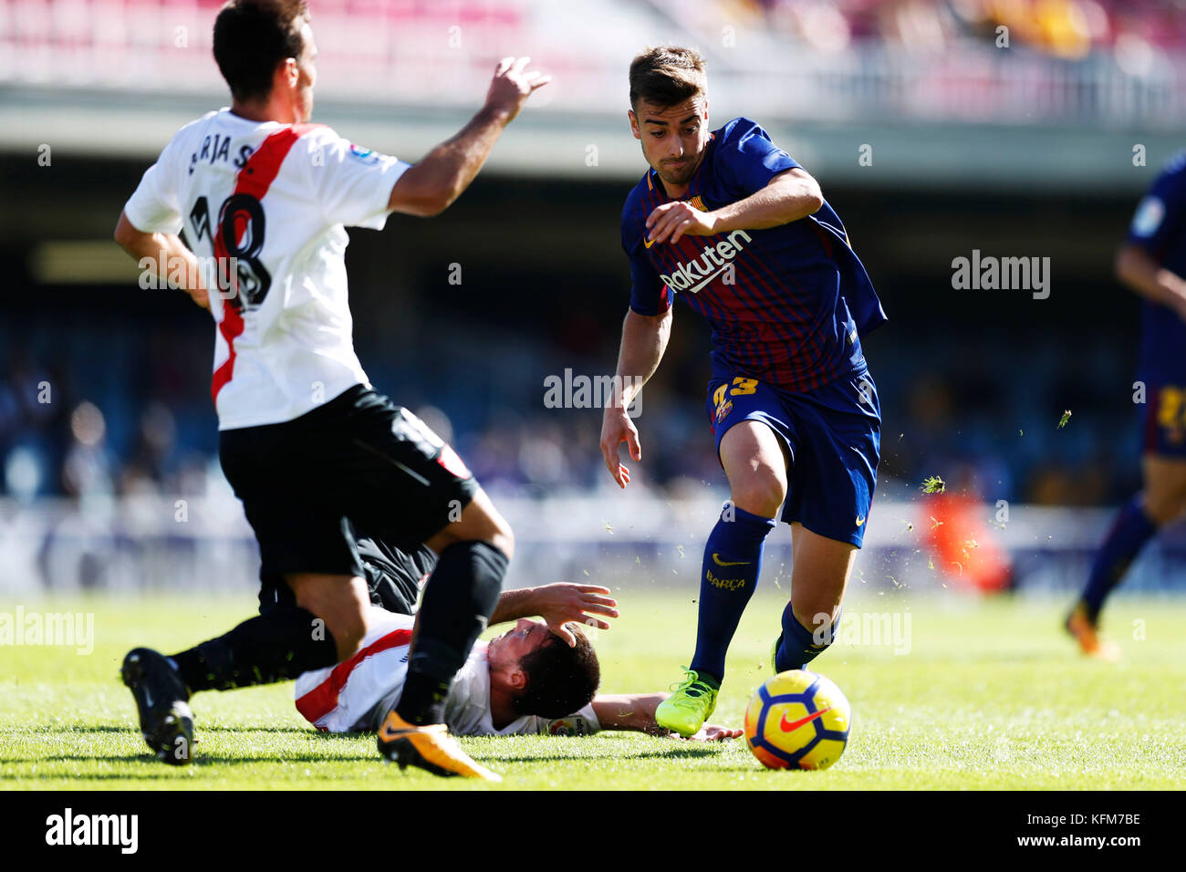 Barcelona, Spain. Credit: D. 29th Oct, 2017. David Concha (Barcelona B ...