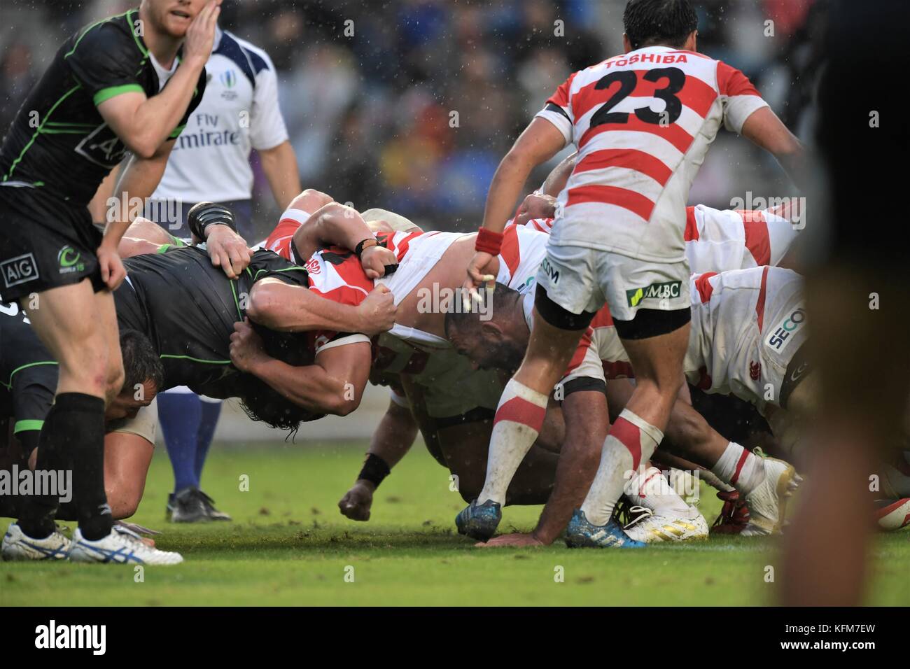 Fukuoka, Japan. 28th Oct, 2017. Japan team group (JPN) Rugby : Rugby ...