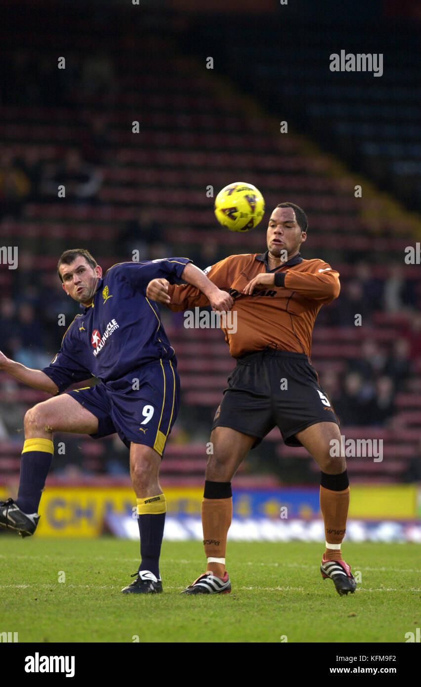 Footballer Neil Shipperley and Joleon Lescott Wimbledon FC v ...