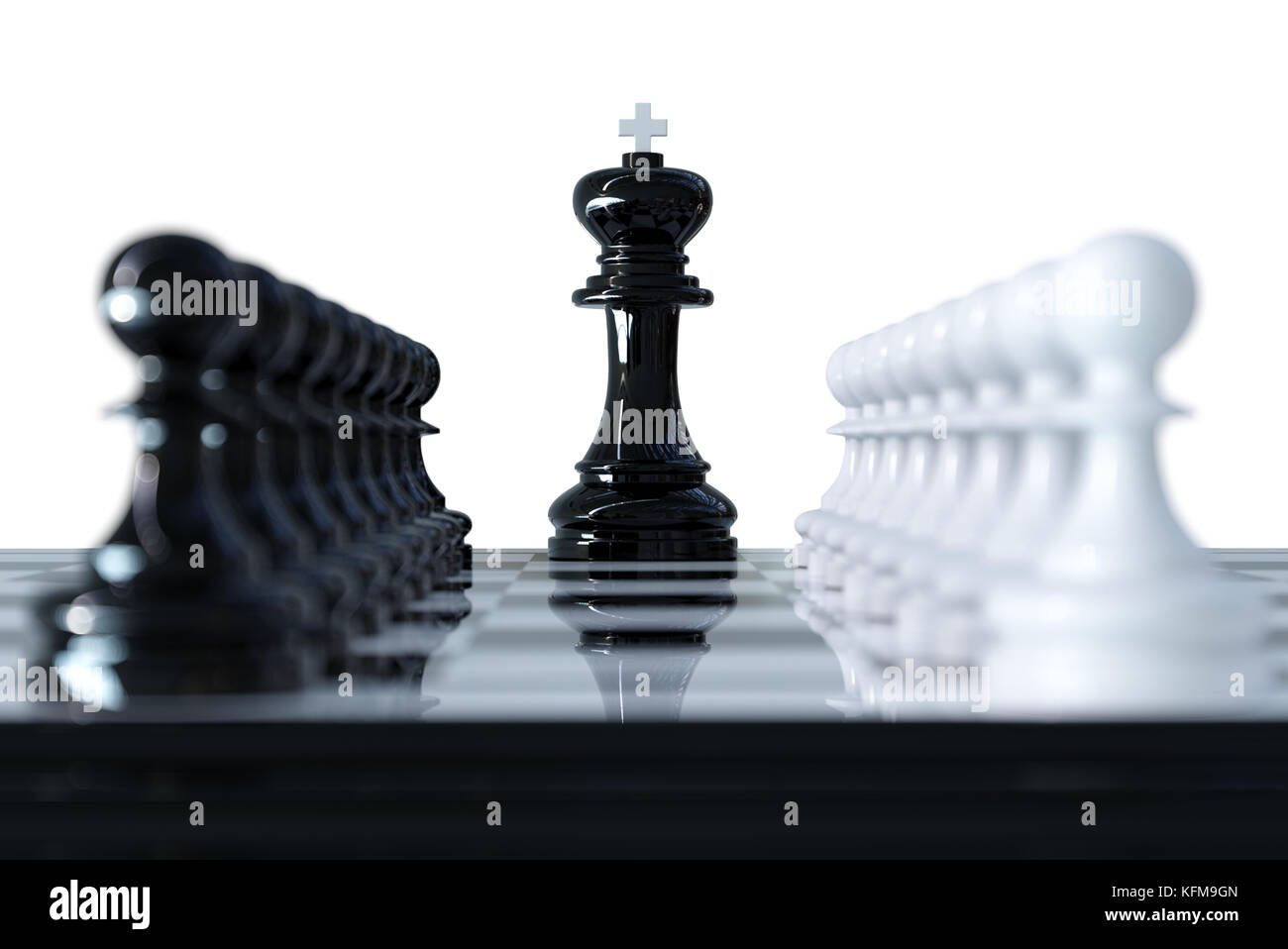 Leader and teamwork concept for success. Chess business concept. Team ...