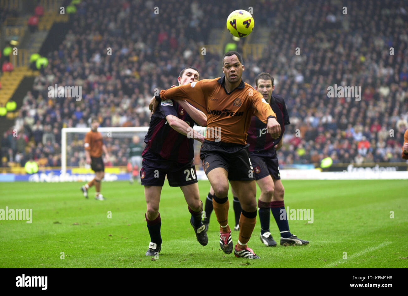 Wolves footballer Joleon Lescott and Andy Tod. Wolverhampton Wanderers ...