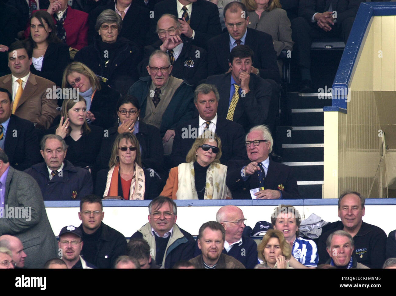 Sir Jack Hayward watching Wolves Sheffield Wednesday v Wolverhampton ...