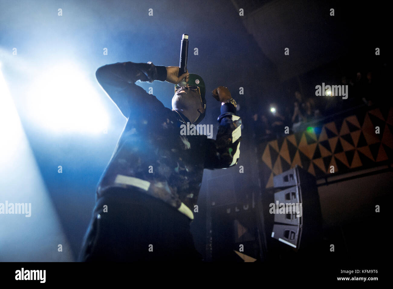 Denmark, Copenhagen - October 28, 2017. The French rapper, singer and ...