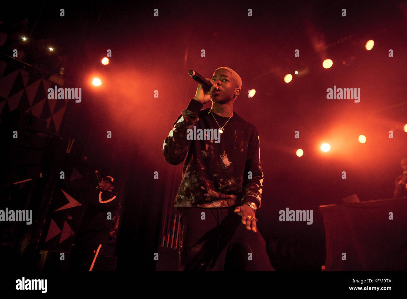 Denmark, Copenhagen - October 28, 2017. The French rapper, singer and ...