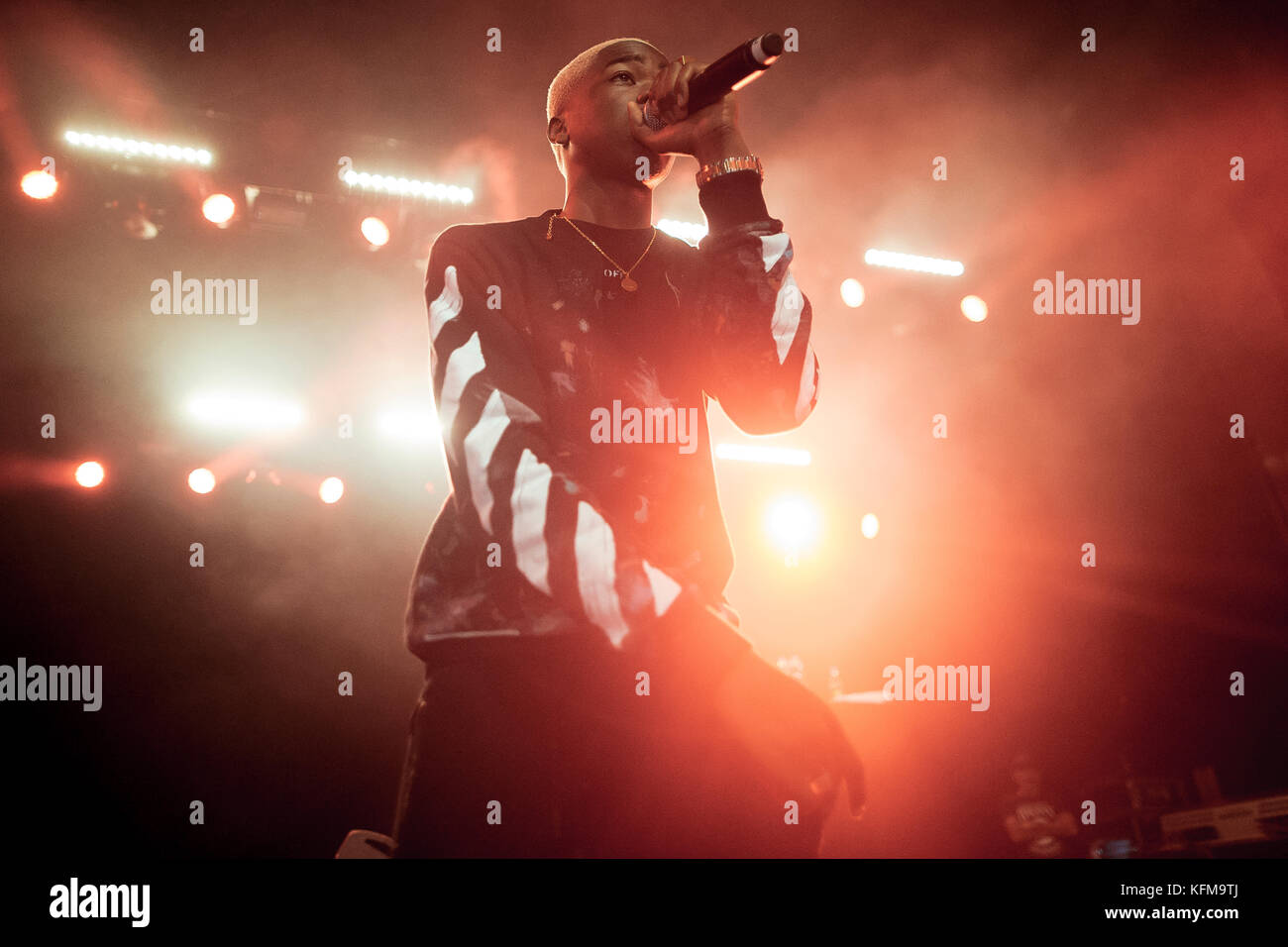 Denmark, Copenhagen - October 28, 2017. The French rapper, singer and ...