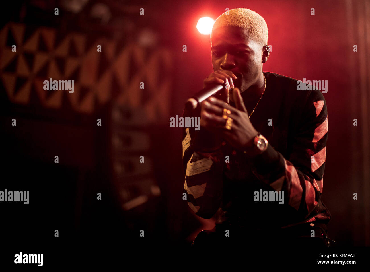 Denmark, Copenhagen - October 28, 2017. The French rapper, singer and ...