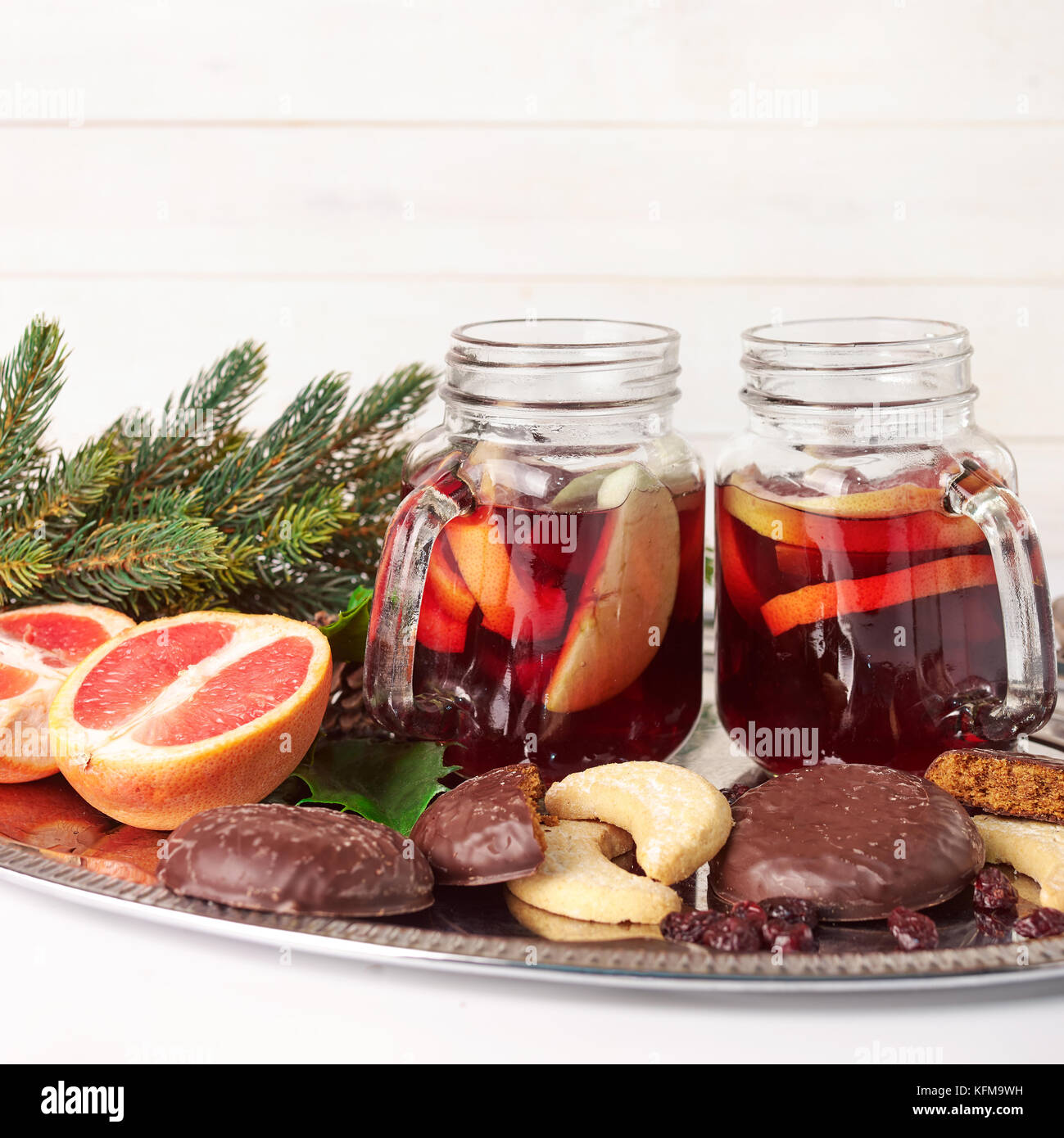 Two glasses homemade wine hi-res stock photography and images - Alamy