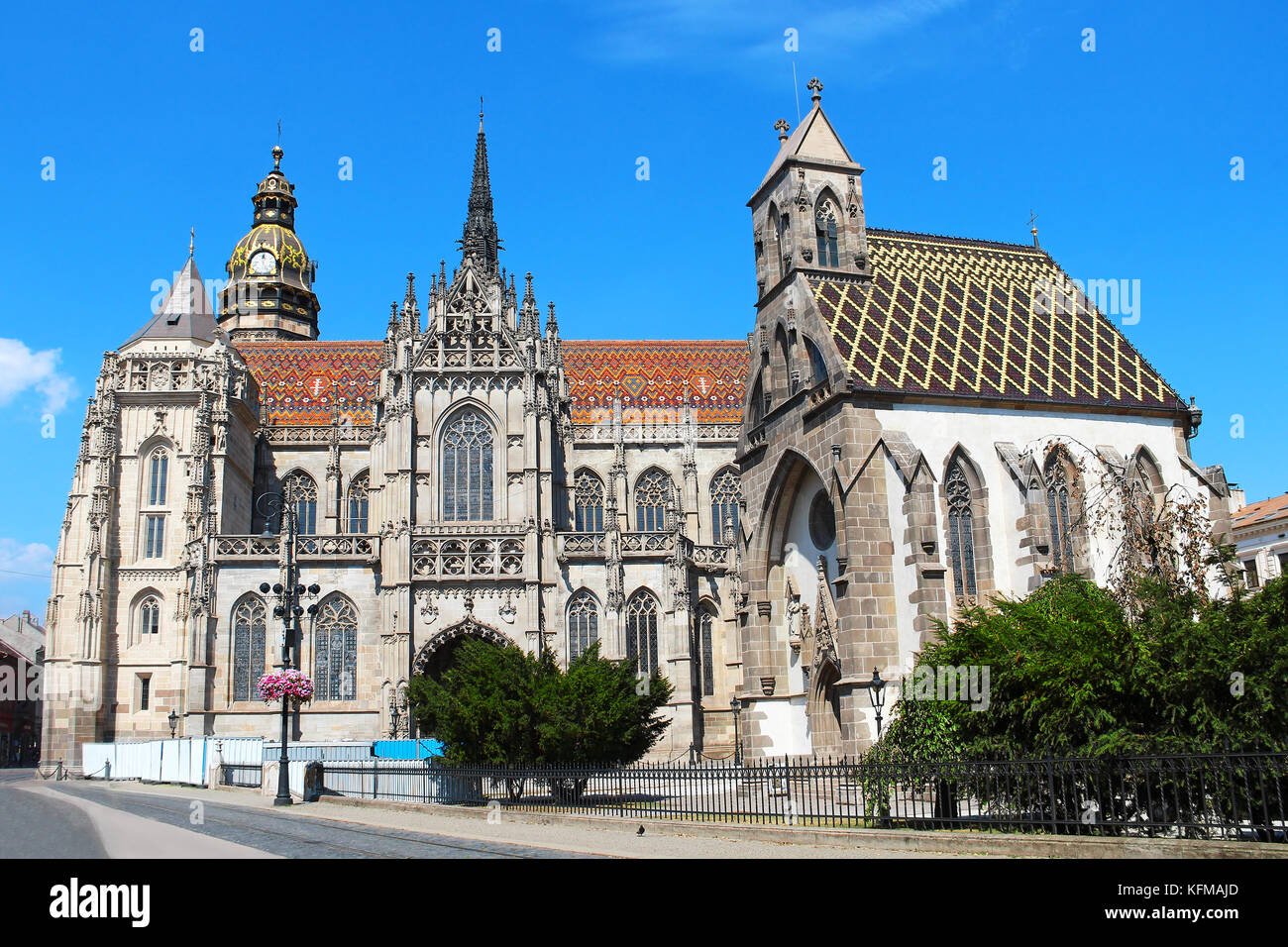 St. Elizabeth Cathedral in Kosice, the largest church of Slovakia Stock ...
