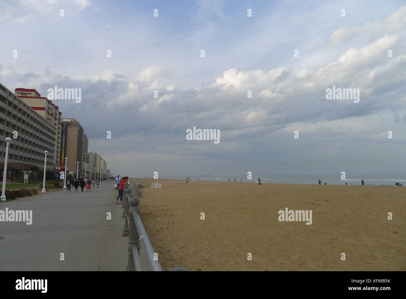 Virginia Beach Boardwalk Stock Photo - Alamy