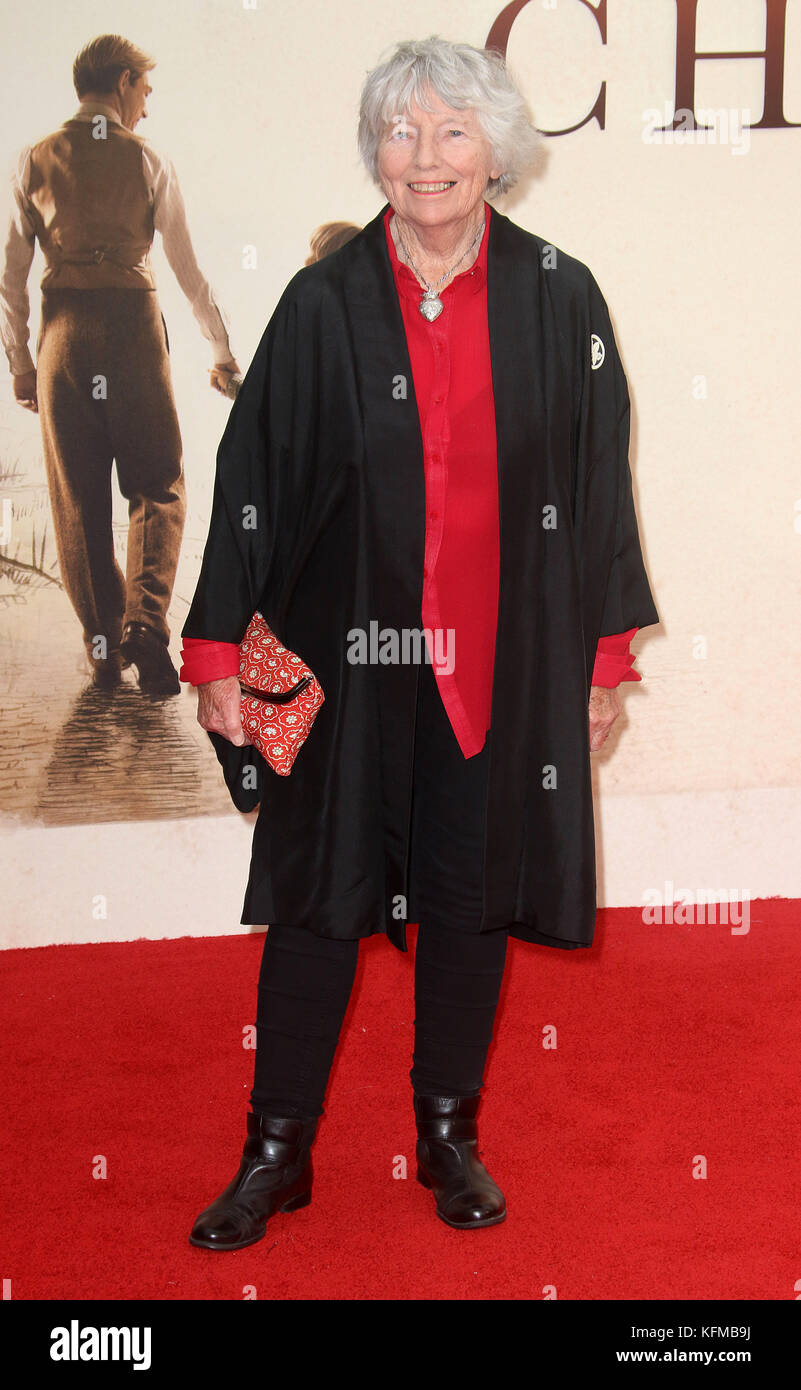 Sep 20, 2017 - Ann Thwaite attending 'Goodbye Christopher Robin' World ...