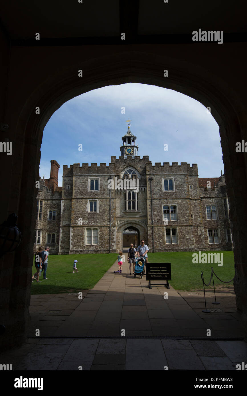 Knole House in Sevenoaks, Kent, The 15th Century house was formerly an ...