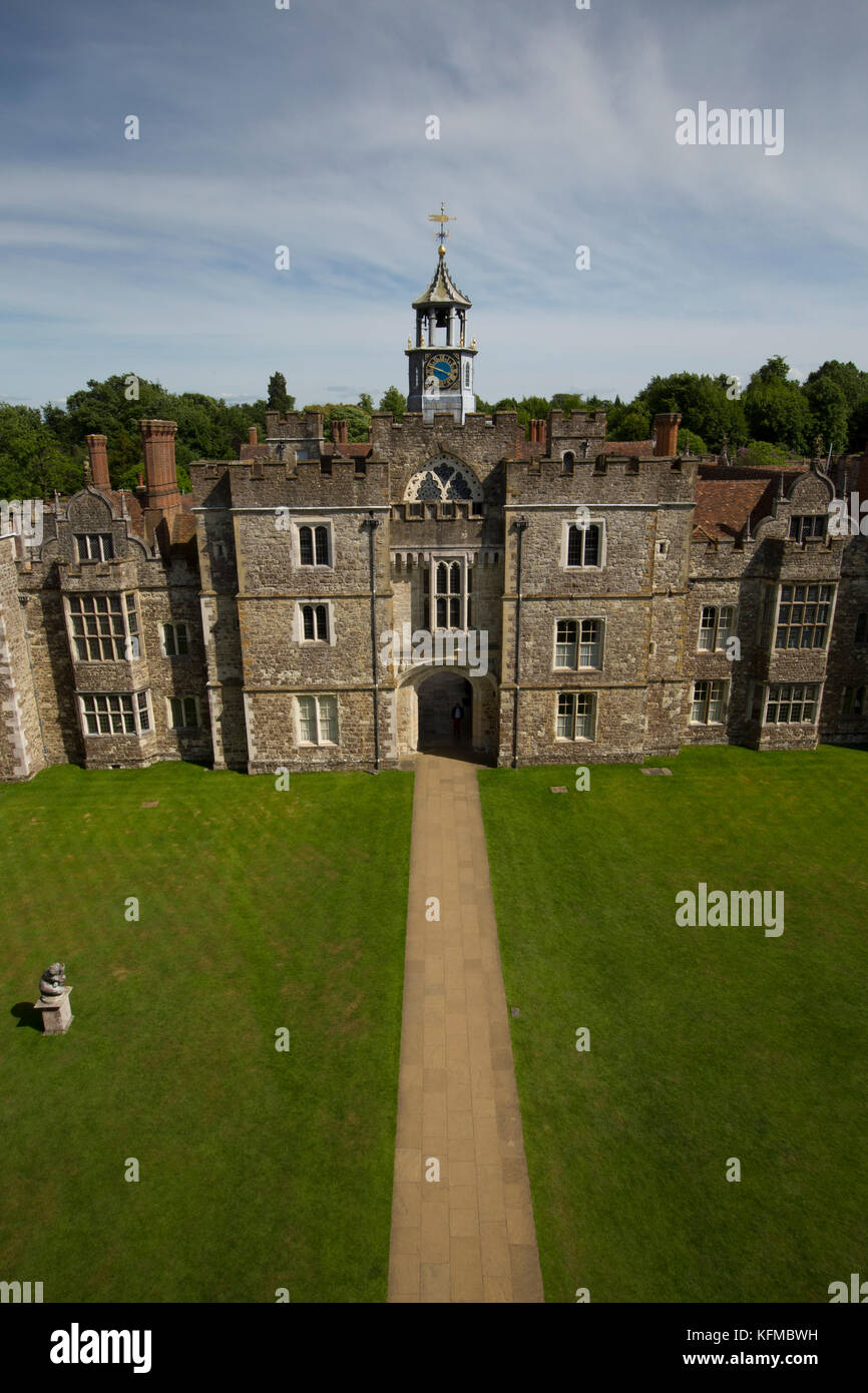 Knole House in Sevenoaks, Kent, The 15th Century house was formerly an ...
