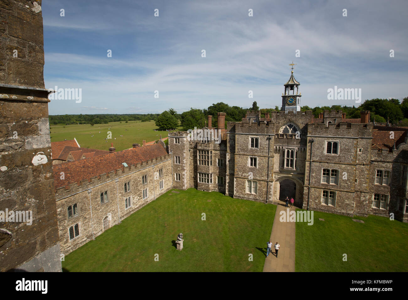Knole House in Sevenoaks, Kent, The 15th Century house was formerly an ...