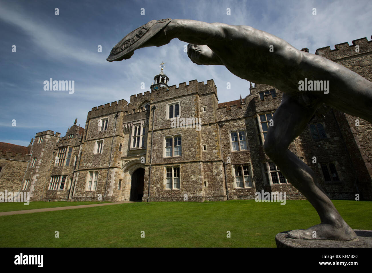 Knole House in Sevenoaks, Kent, The 15th Century house was formerly an ...