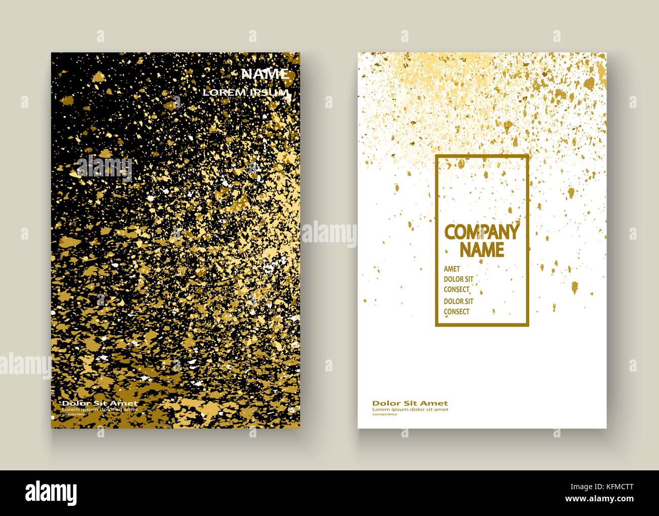 Neon gold explosion paint splatter artistic cover frame design ...