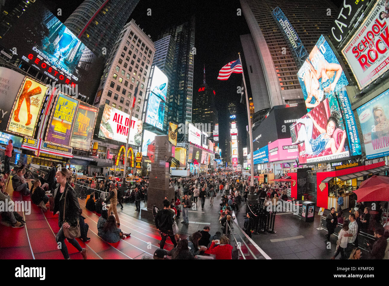 Times Square, Midtown, Manhattan, New York City, United States of ...