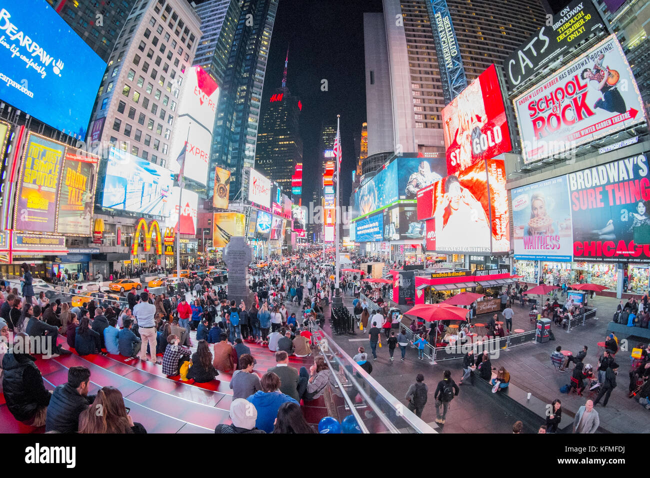 Times Square, Midtown, Manhattan, New York City, United States of ...