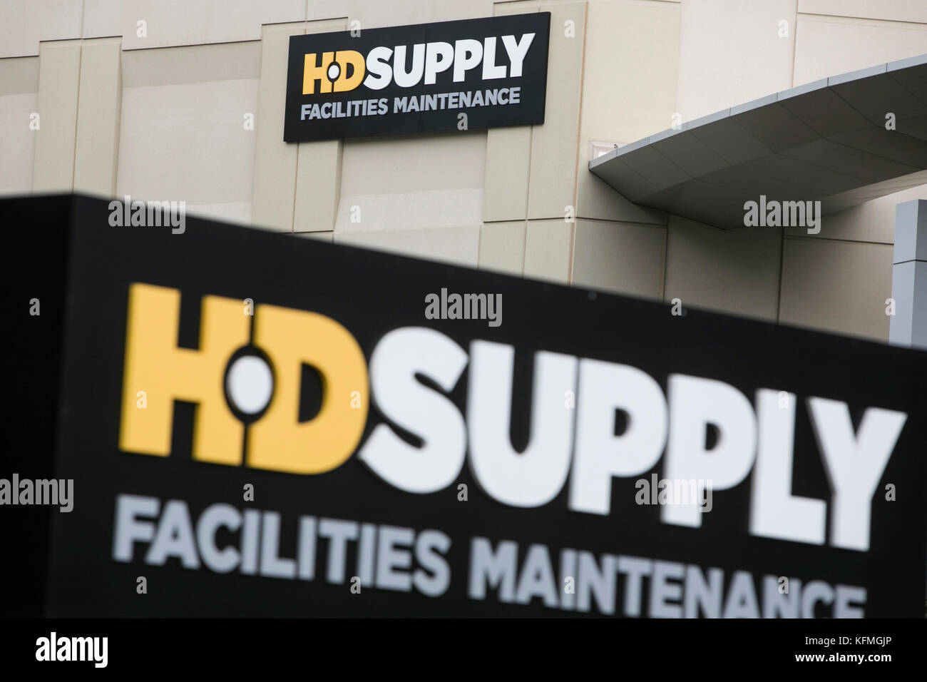 A Logo Sign Outside Of A Facility Occupied By Hd Supply Facilities