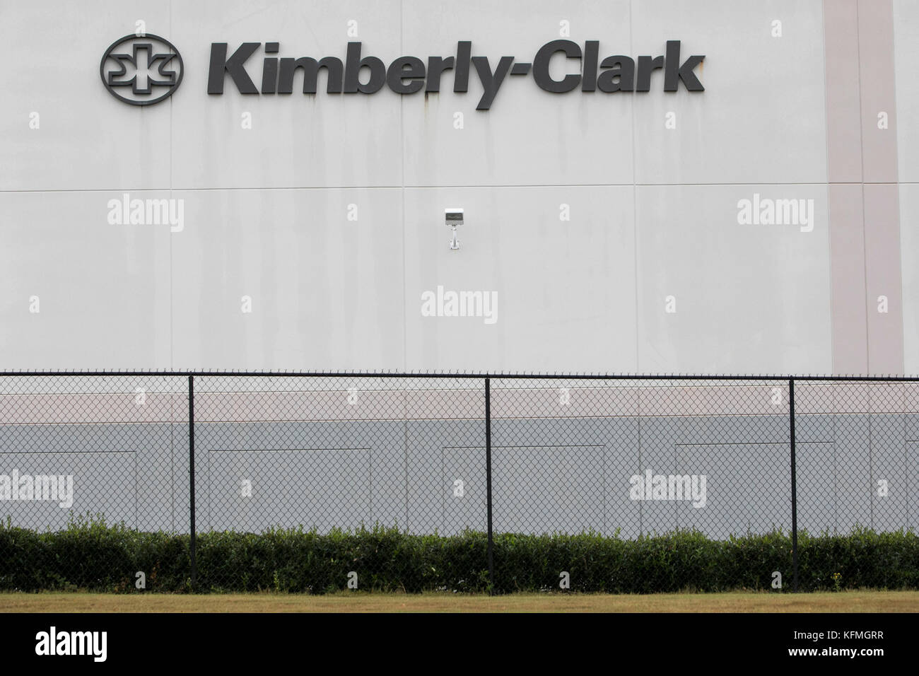 A logo sign outside of a facility occupied by the Kimberly-Clark ...