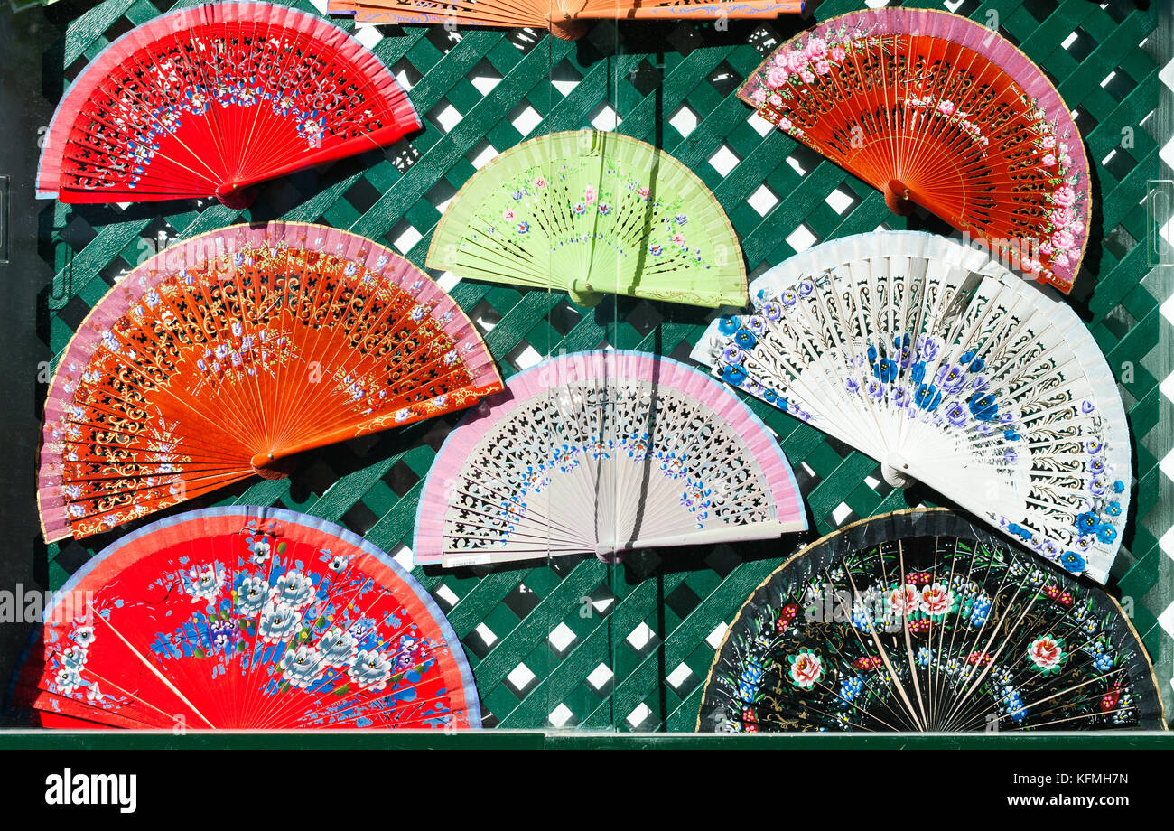 Spanish traditional flamenco fans hi-res stock photography and images ...