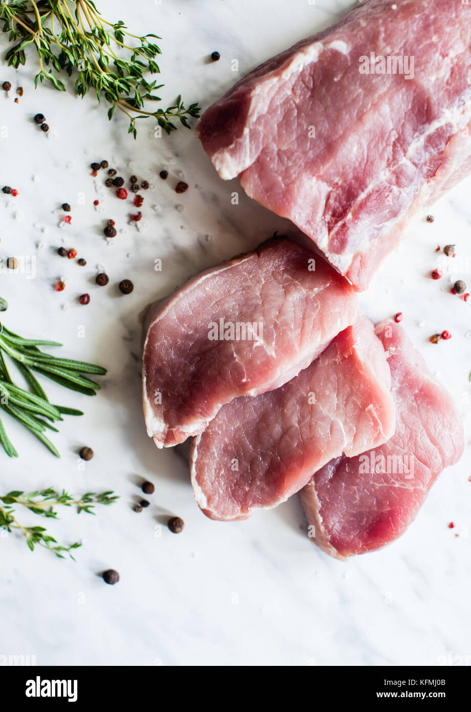Fresh pork meat Stock Photo - Alamy