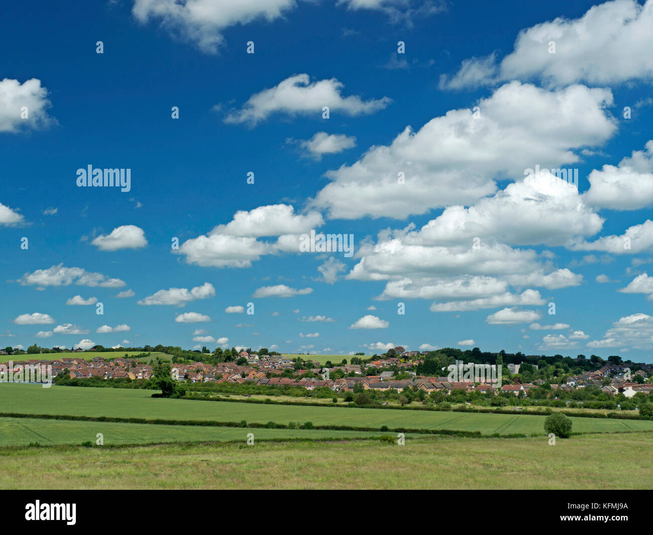 Rural Landscape near Grantham, Lincolnshire, England, UK Stock Photo ...