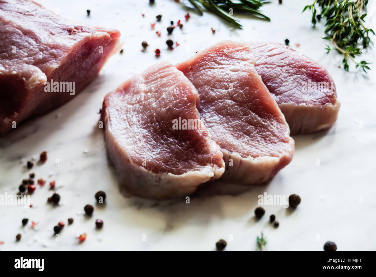 Fresh pork meat Stock Photo - Alamy