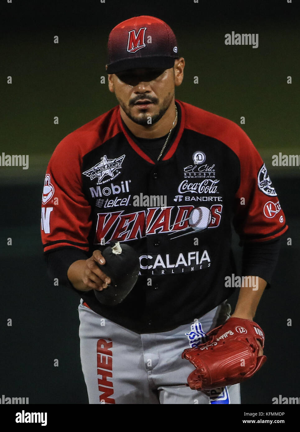Alfonso Sanchez pitcher abridor de Venados, durante las aciones de ...