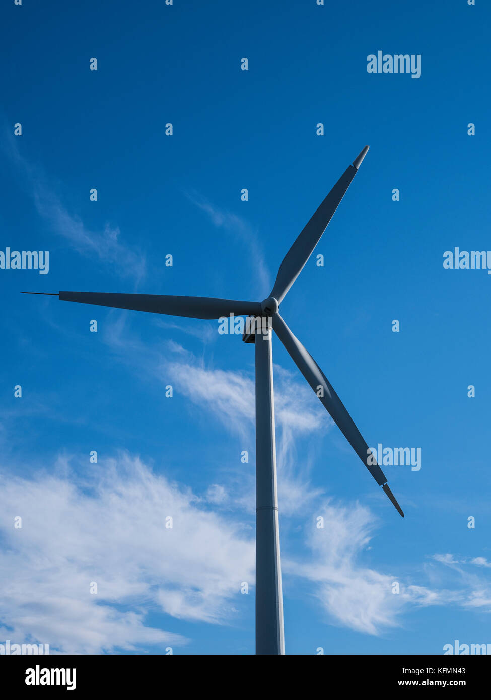 Wind turbine with aerodynamic tip brakes extended. Le Nordais Windmill ...