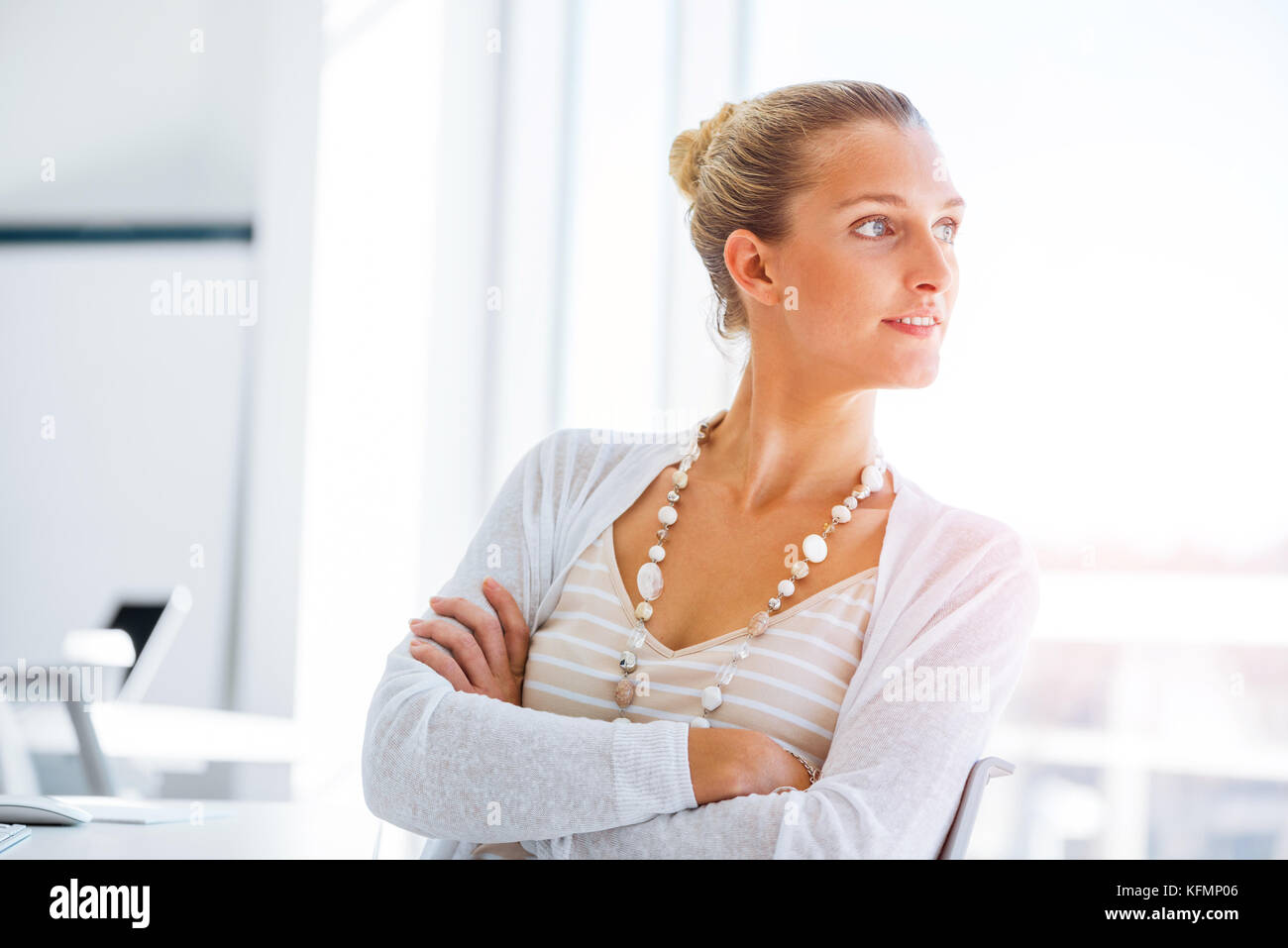 Elegant office worker Stock Photo - Alamy