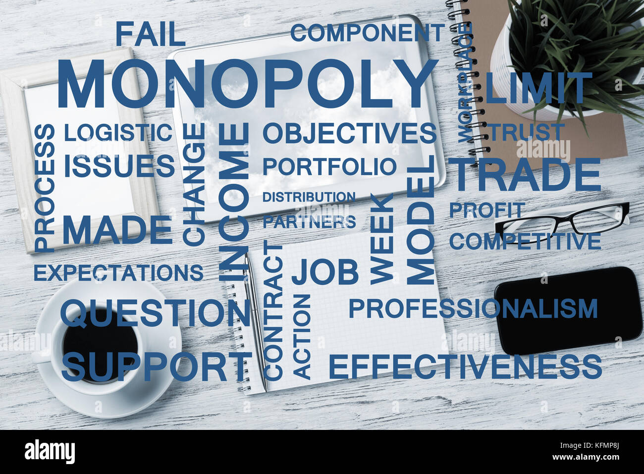 Modern workplace concept Stock Photo - Alamy