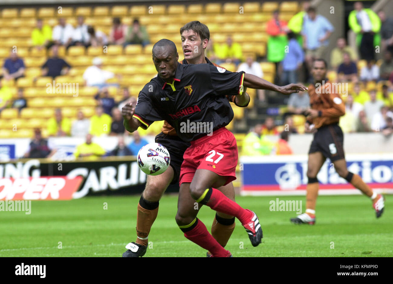 Footballer Marcus Gayle and Paul Butler Wolverhampton Wanderers v ...