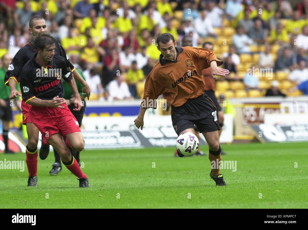 Footballer Colin Cameron and Filippo Galli Wolverhampton Wanderers v ...