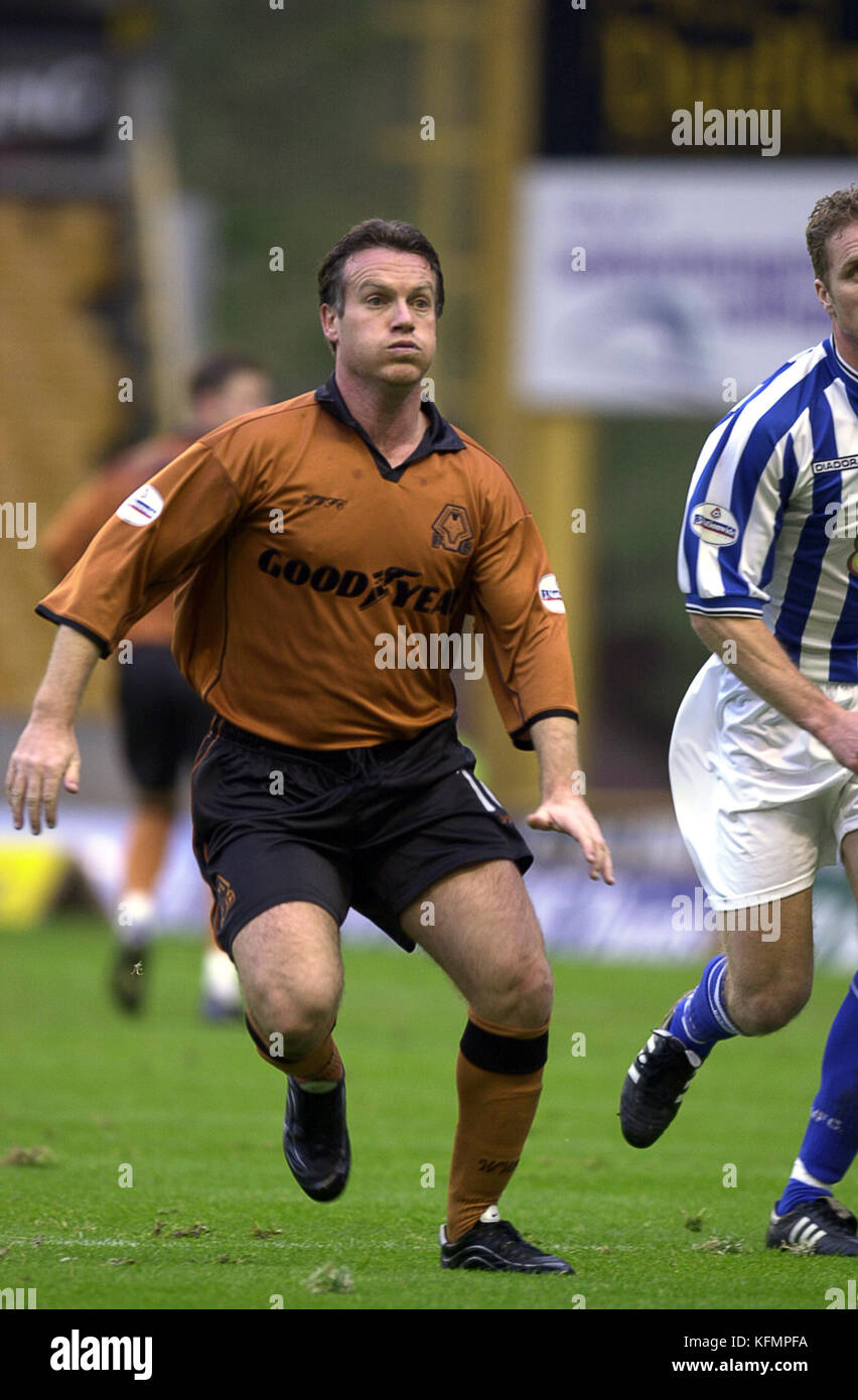 Footballer Andy Sinton Wolverhampton Wanderers v Sheffield Wednesday 18 ...