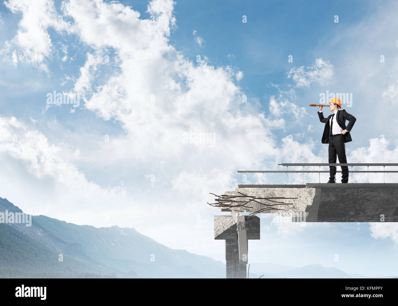 Looking up for new ways of problems solution Stock Photo - Alamy