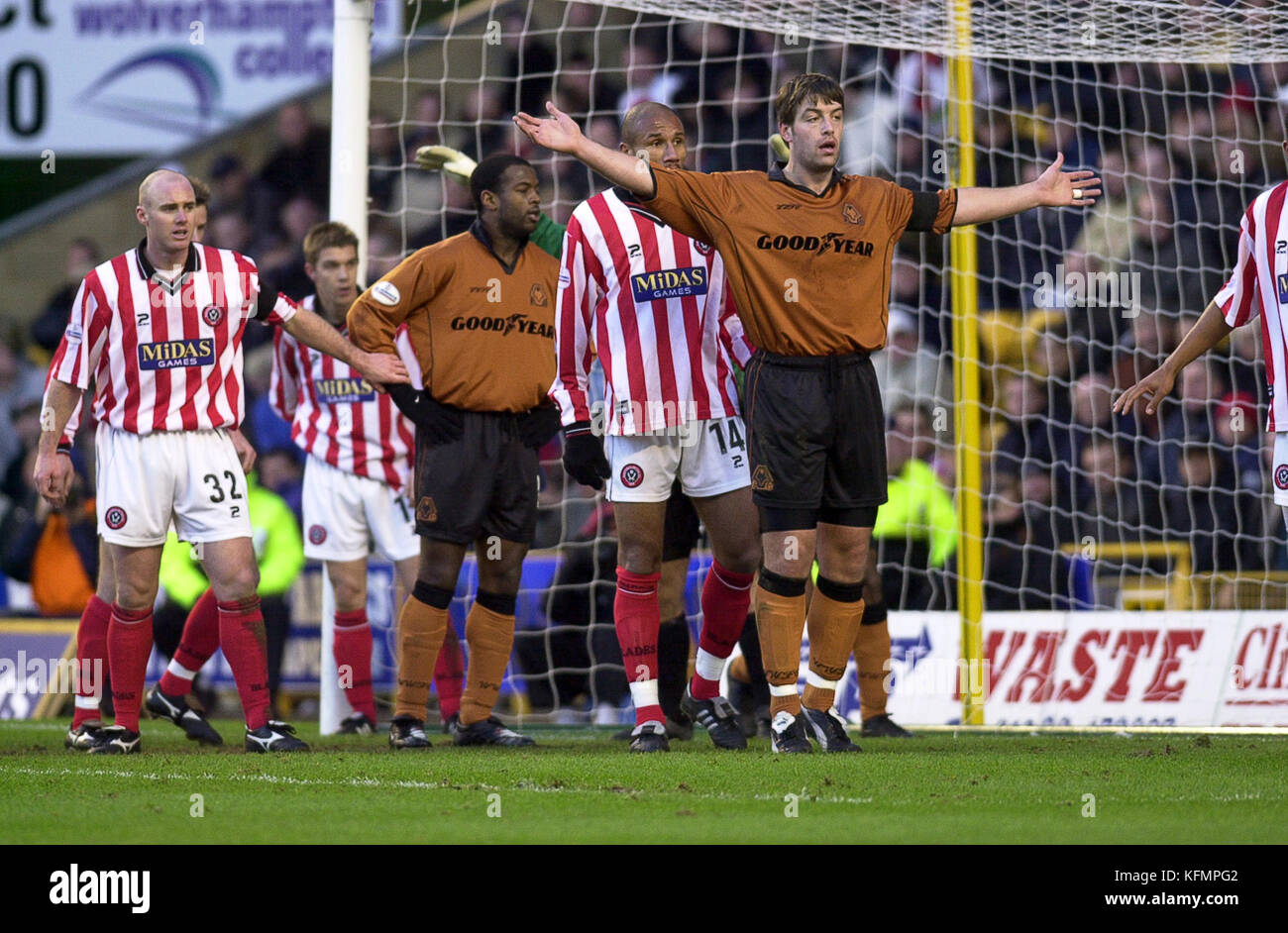 Footballer Paul Butler Wolverhampton Wanderers v Sheffield United 29 ...