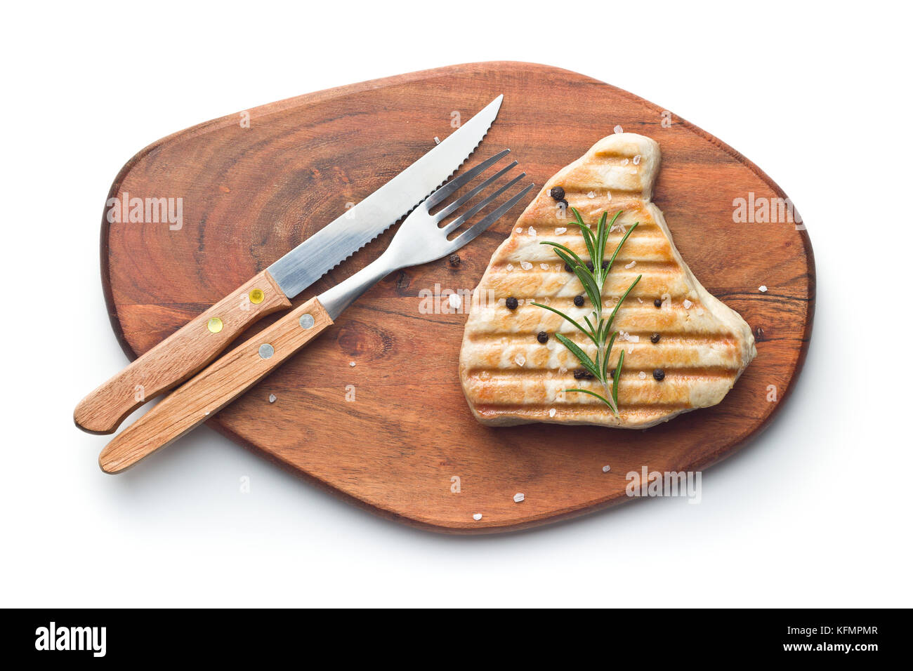 Flat knife cutting board Cut Out Stock Images & Pictures - Alamy