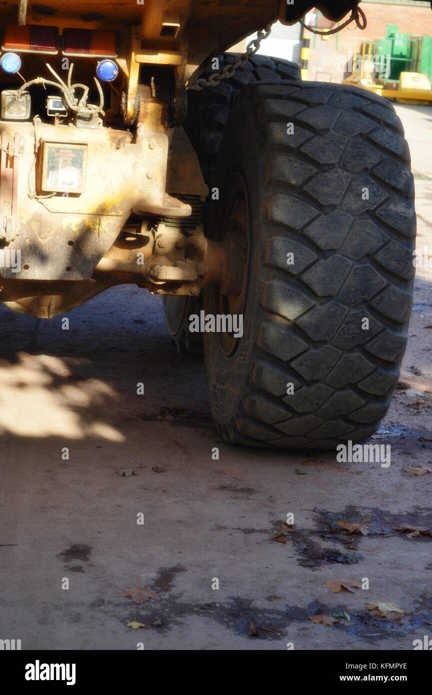 Old lorry tyres Stock Photo - Alamy